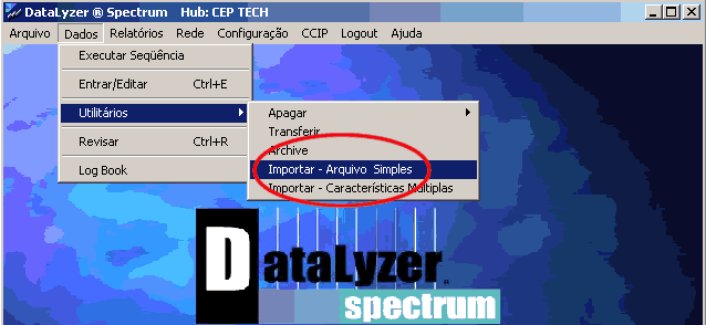 DataLyzer - Importando dados de planilhas para o DataLyzer - Parte I
