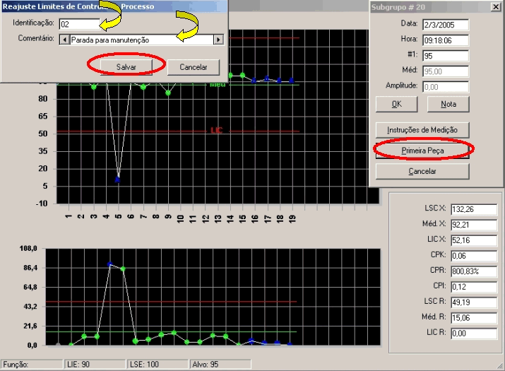 Como Inserir um Limite de Controle de Primeira Peça - CEP Tech ...
