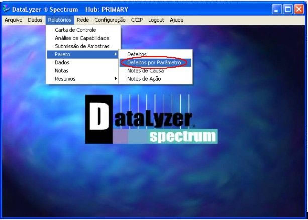 Relatórios de Pareto Ordenados por Parâmetro - CEP Tech - Software para CEP, Controle ...