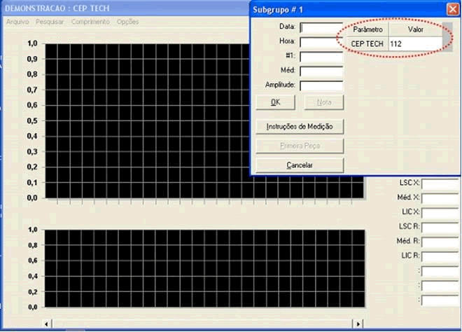 Entrada de Parâmetros Automatizada - CEP Tech - Software para CEP ...